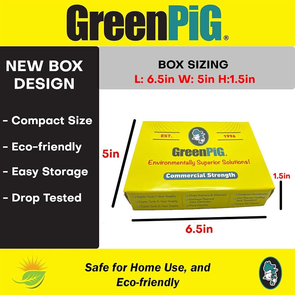 GREEN PIG 53C Live Tank Treatment Review - Septic Tank Servicing