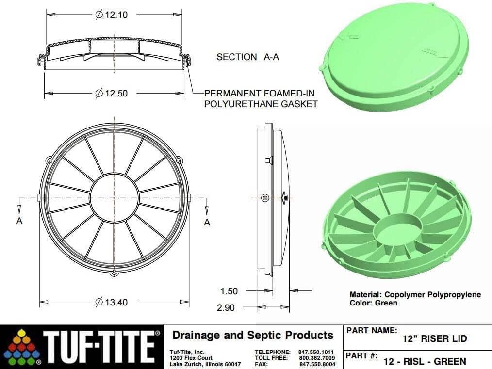 Tuf-Tite 12" Septic Tank Lid Review - Septic Tank Servicing